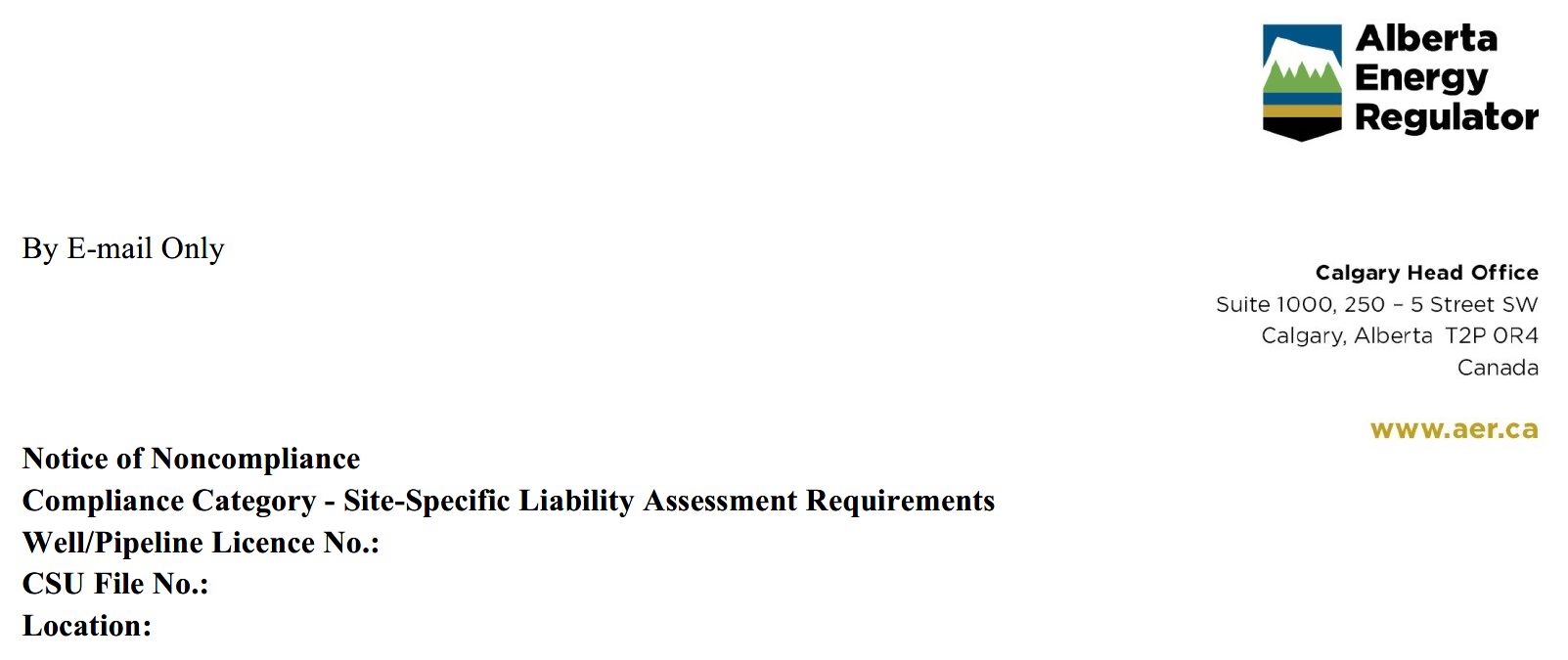 AVOIDING SSLA NON-COMPLIANCE LETTERS - North Shore